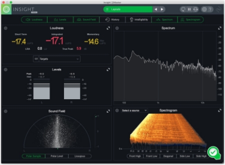 Insight 2 - iZotope | 2025/9/1までセール【レビューあり】音が目で"魅える"高機能アナライザー！