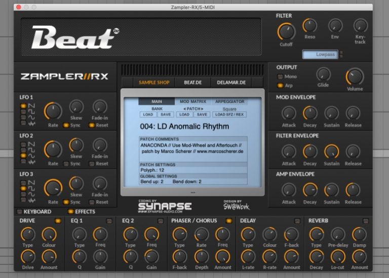 Zampler | 使い方まとめ！ライブラリ豊富な無料サンプラープラグイン by Beat