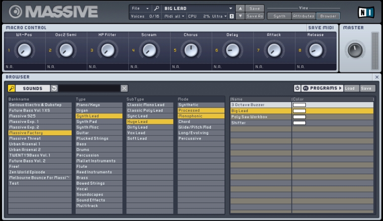 MASSIVE - Native Instruments | 2025/12/9までブラックフライデーセール【レビューあり】定番シンセ ...