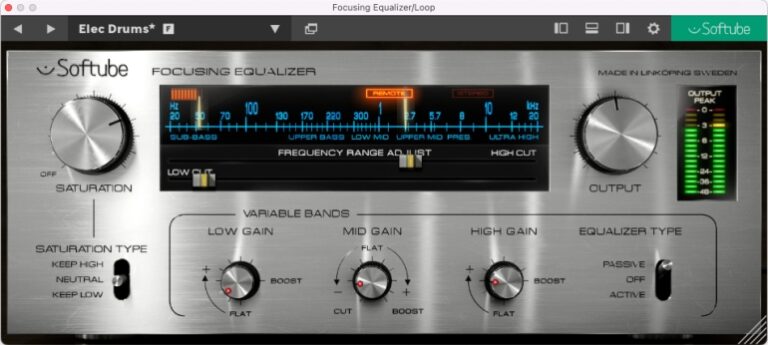 Softube Passive-Active Pack | レビュー！アナログEQ3種類【幅広く・直感的に音作り】