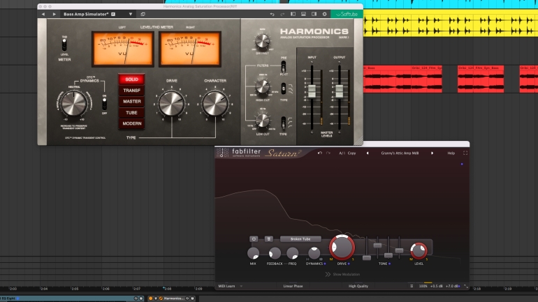 Softube Harmonics【レビュー】音良し・使いやすさ良し【Analog Saturation Processor】