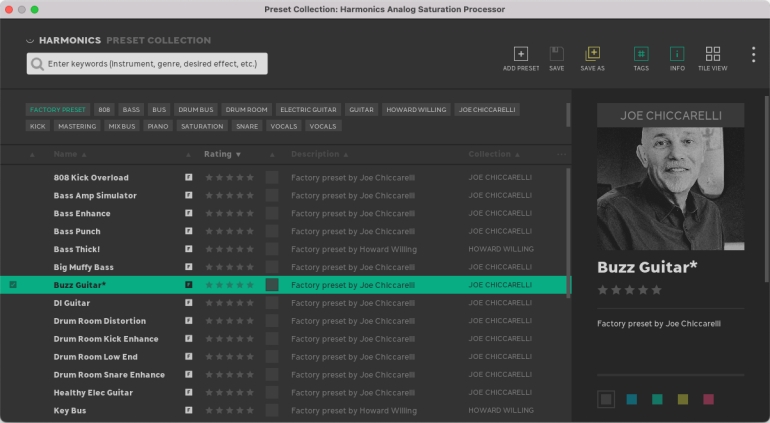 Softube Harmonics【レビュー】音良し・使いやすさ良し【Analog Saturation Processor】