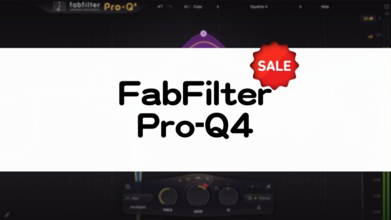 Pro-Q 4【2025/12/2までブラックフライデーセール】最強EQがバージョンアップ！新機能も優秀すぎる【FabFilter】