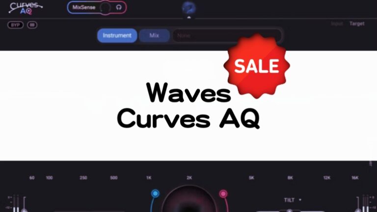 Curves AQ【2026/1/19までセール】AIがEQカーブを自動生成！かんたんに処理が完了【Waves】