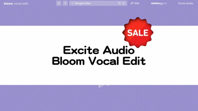 Bloom Vocal Edit【2026/1/12までセール】即戦力なボーカルチョップ音源プラグイン！