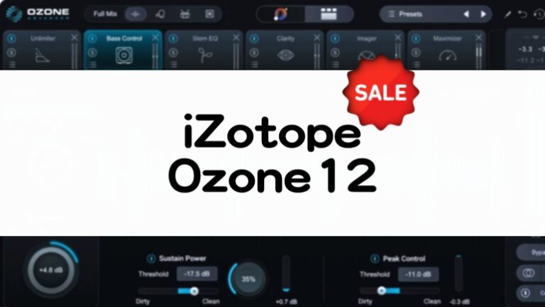 Ozone 12 - iZotope【2025/10/7までセール】クロスグレード・アップグレード・アップデートもチェック【購入方法・価格まとめ】