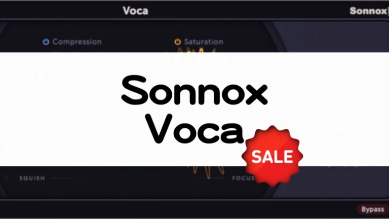 Sonnox Voca【2025/11/1までセール】ボーカル処理プラグイン【使い方超かんたんで手早く整う】